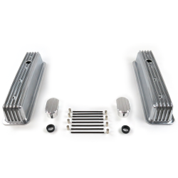 Vintage Center Bolt Finned Valve Covers w/ Breathers (No PCV)~Small ...